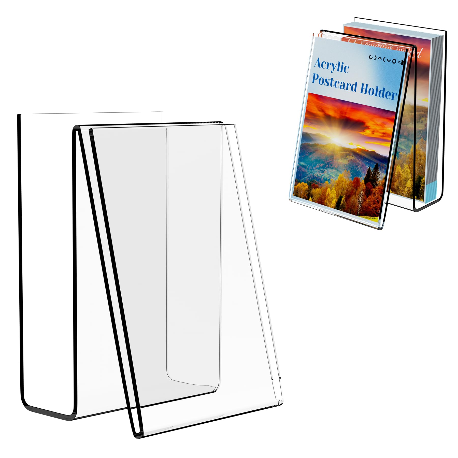 Amazon.com: Boloyo Acrylic Vertical Postcard Display Holder,6 x 4 inch ...