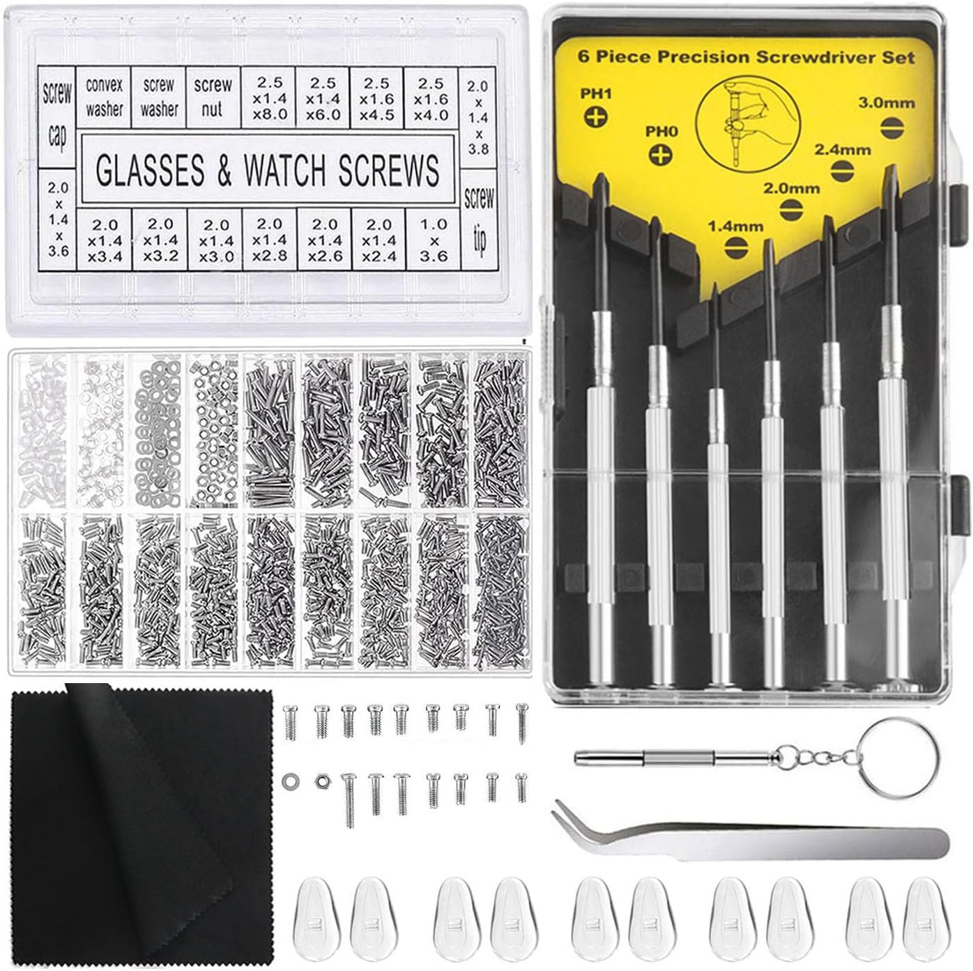 Amazon.com: Magnetic Eyeglasses Repair Kit, Glasses Repair Kit with ...