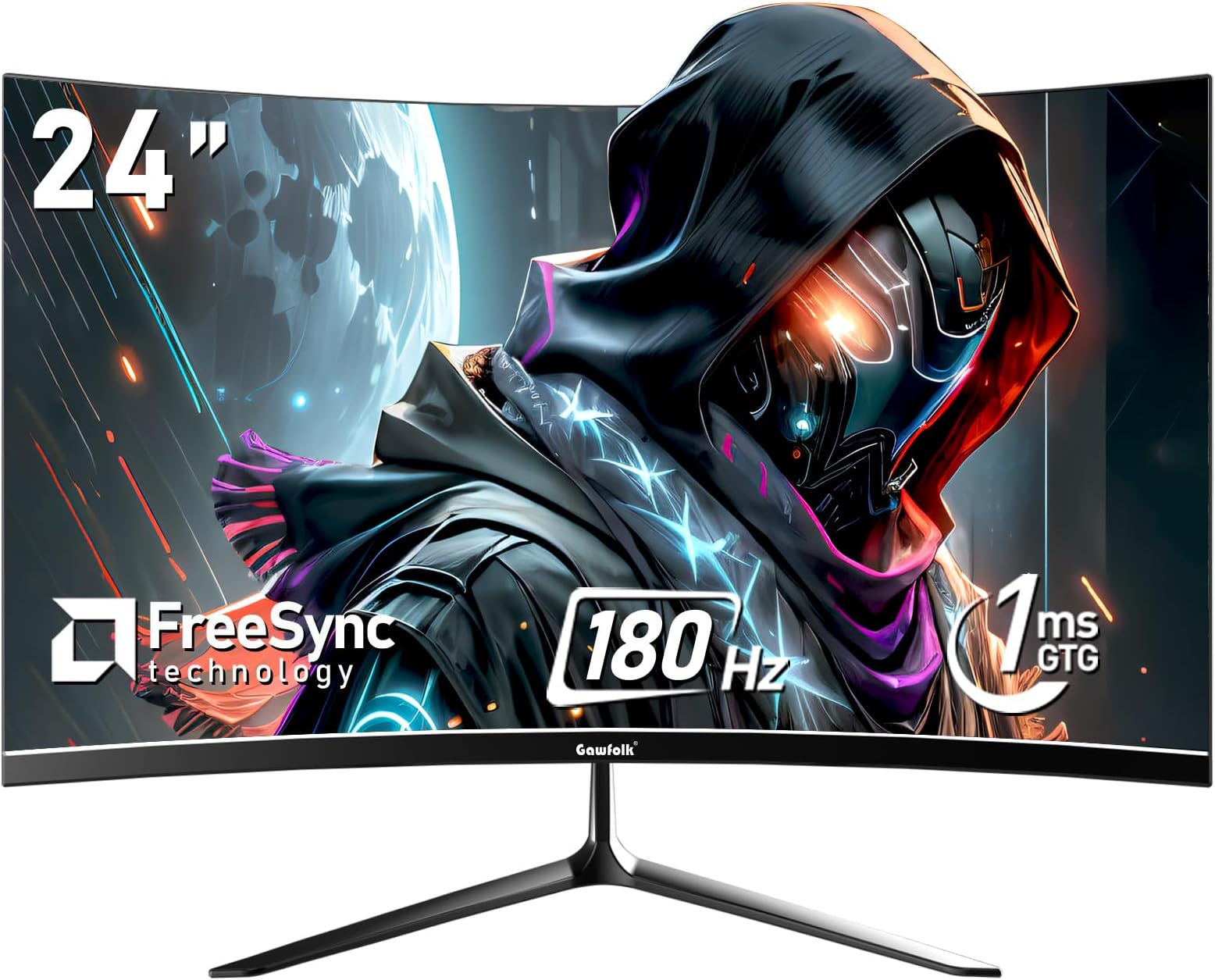 KOORUI 24 Inch Gaming Monitor, 165Hz 1080p 1ms IPS, Adaptive Sync, PC ...