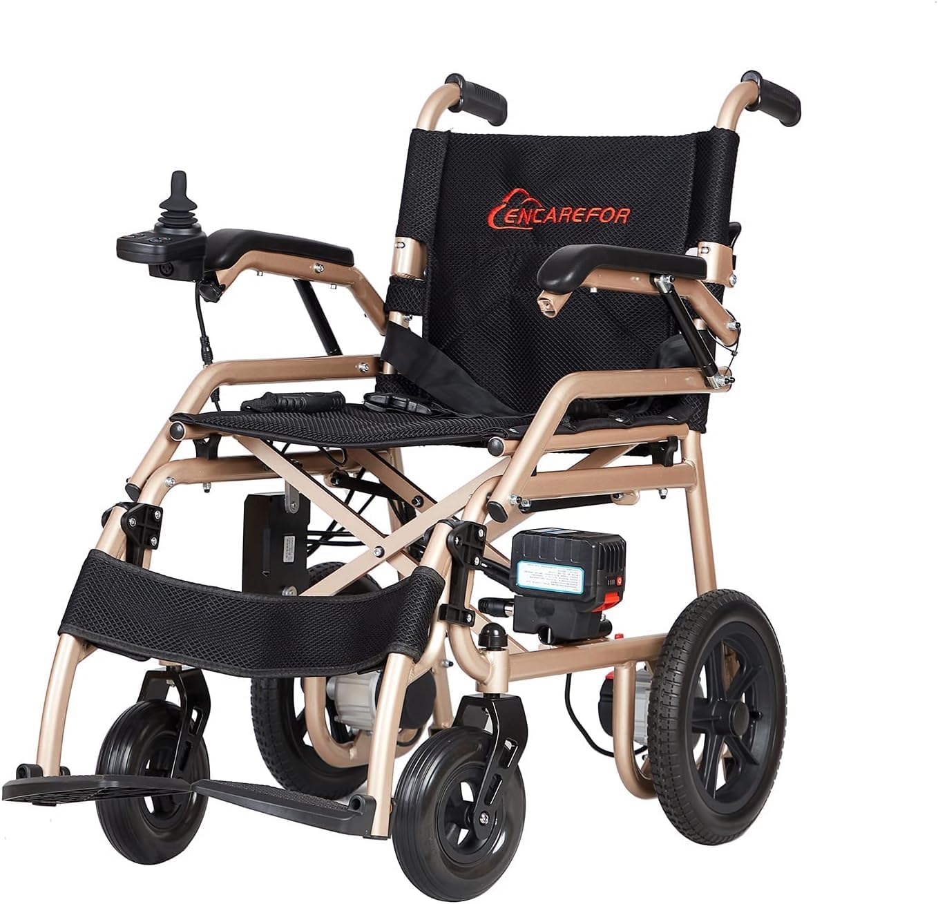 Amazon.com: Adult Power Wheelchair, Elderly Mobility Aid Wheelchair ...