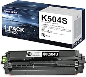 Amazon.com: CLT-K504S K504S Black Toner Cartridge Replacement for Samsung K504S 504S Toner for ...
