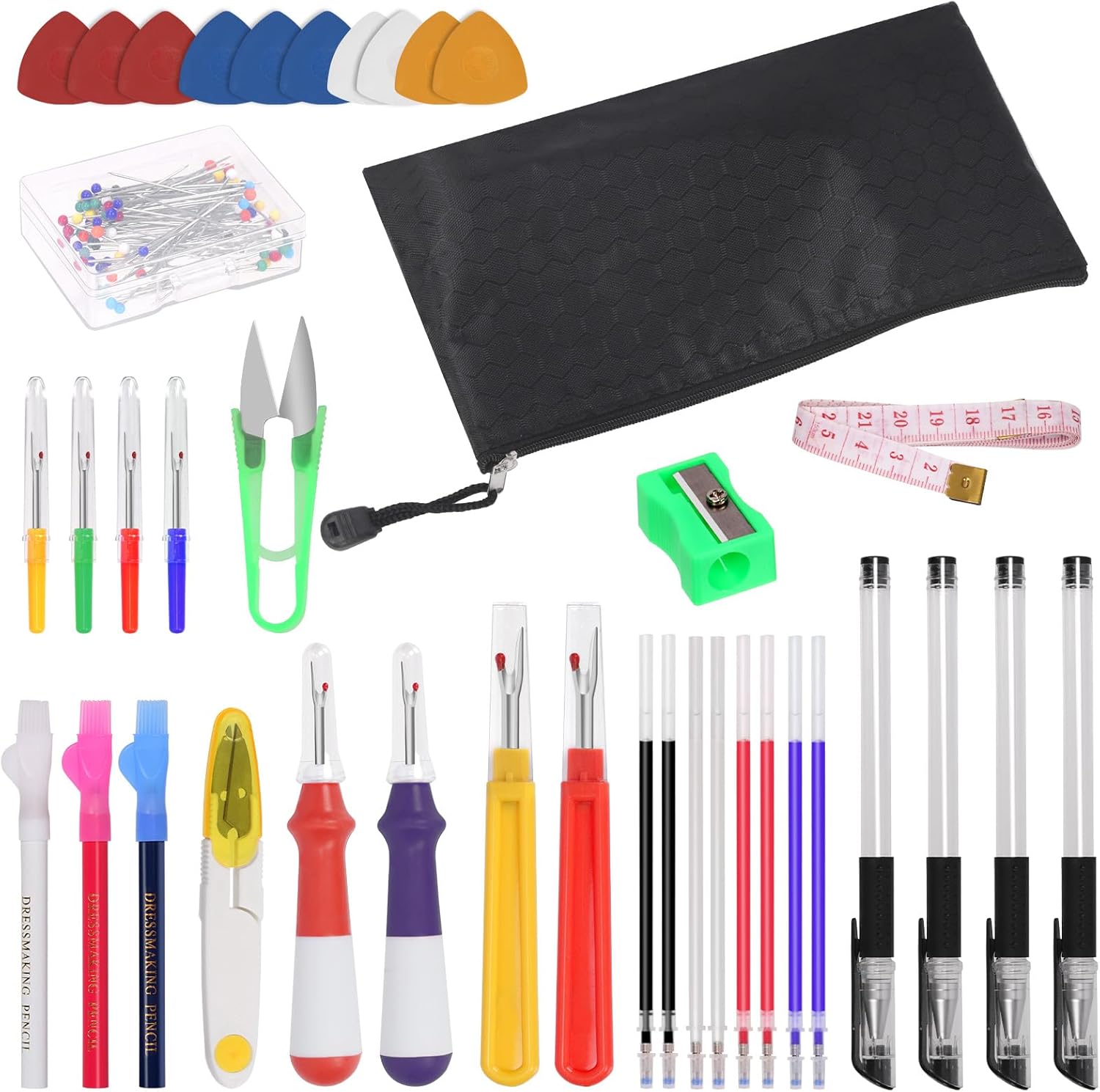 Glarks 134Pcs Seam Ripper Set Include Sewing Thread Remover Tool ...