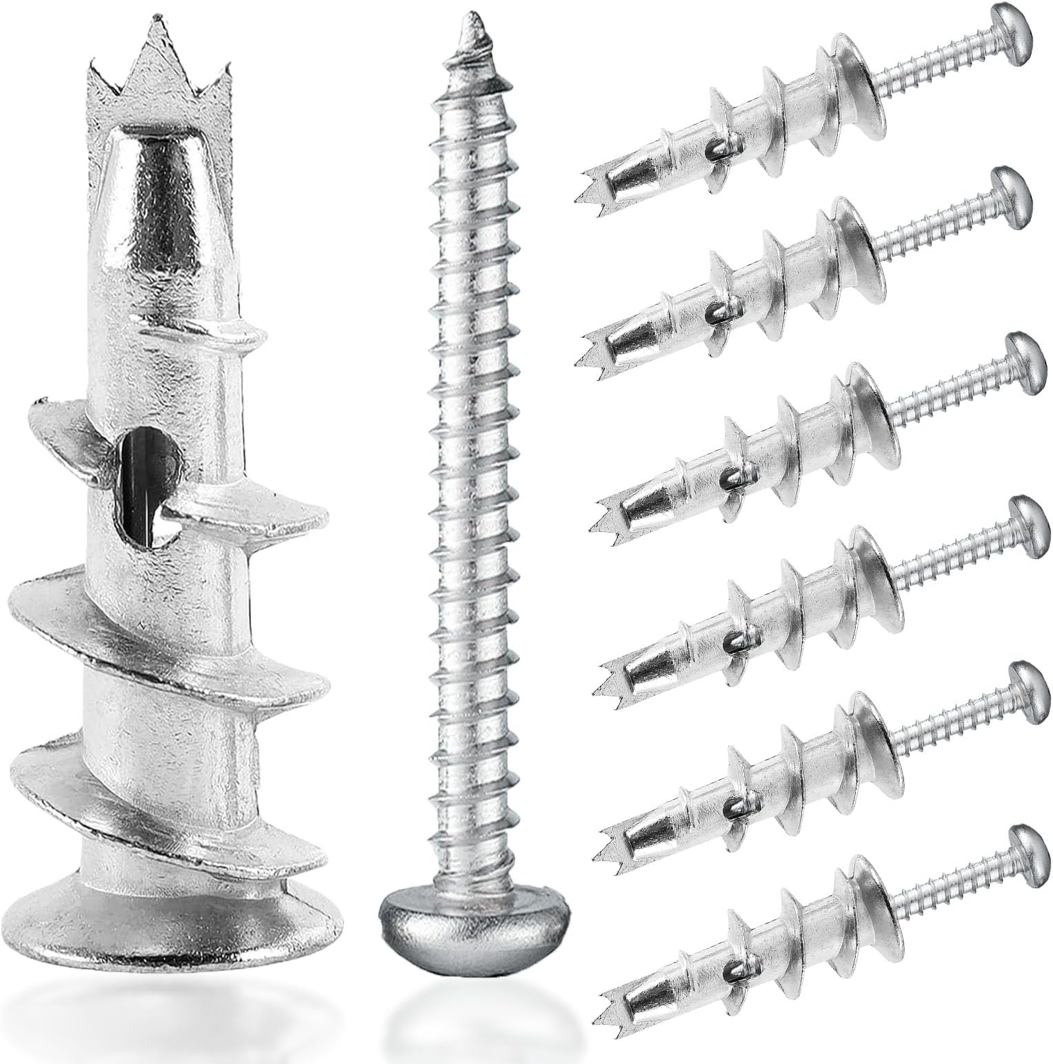 Rigipsdübel, 50 Stück Selbstbohrender Gipskartondübel, Metall mit ...