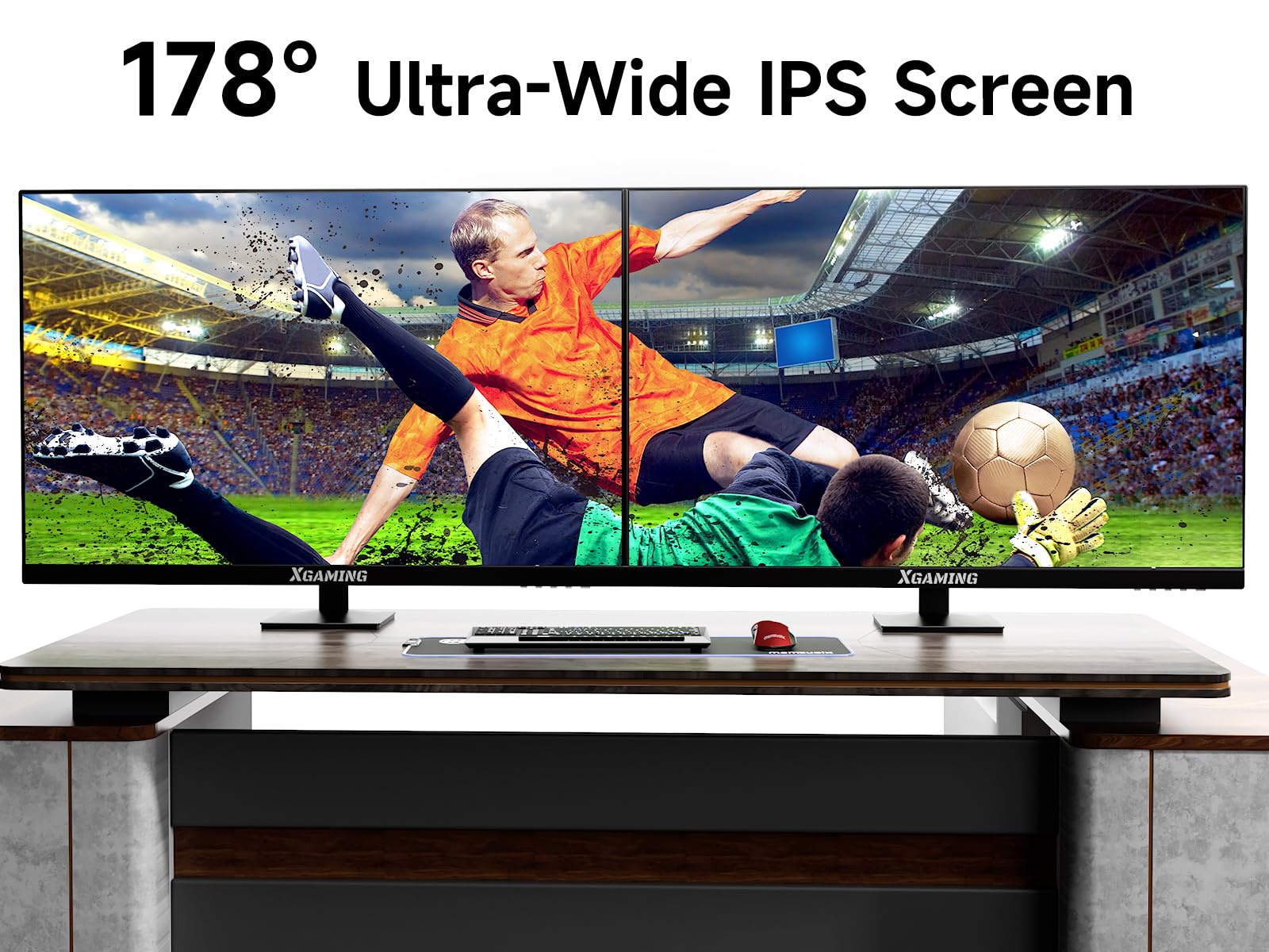 Snapklik.com : 27 Inch Monitor, FHD 1080P 100Hz, IPS 16:9 Wide Screen ...