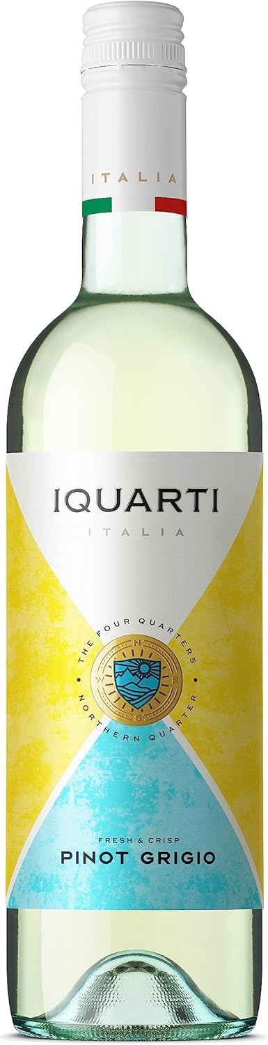IQUARTI Pinot Grigio - Delle Venezie DOC Italian Still Dry White Wine ...