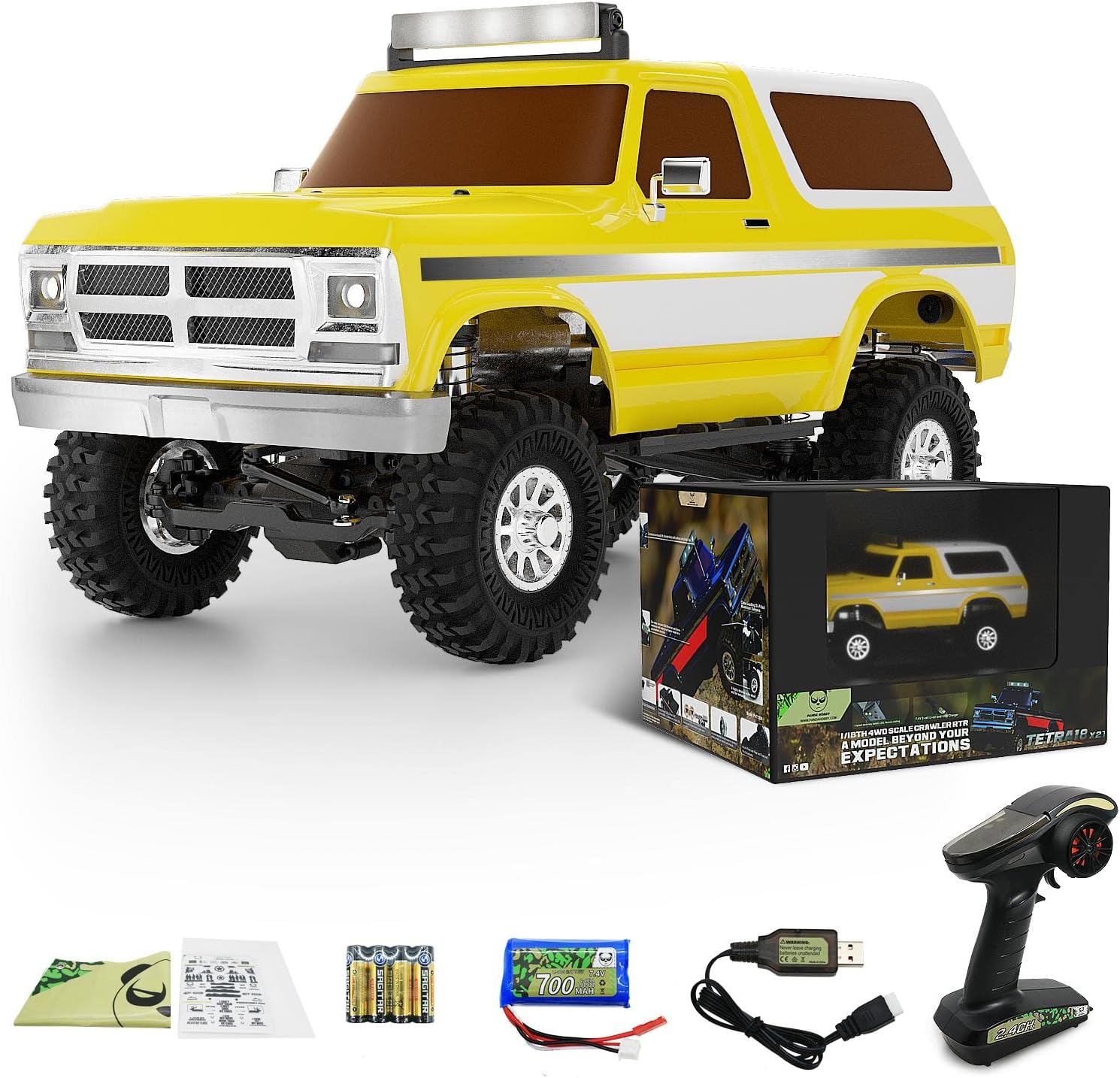 PANDA HOBBY RC Crawler 118 RC Rock Crawler 4×4, 4WD Off Road RC Cars ...