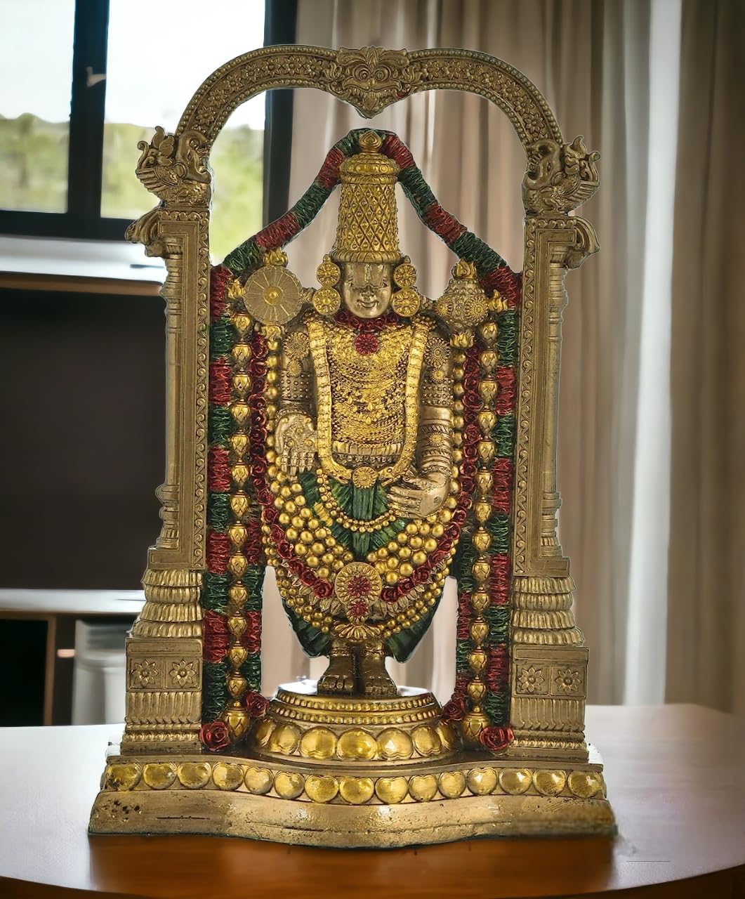 Buy Khamma Ghanni Handicraft Tirupati Balaji for Home Temple II Office ...