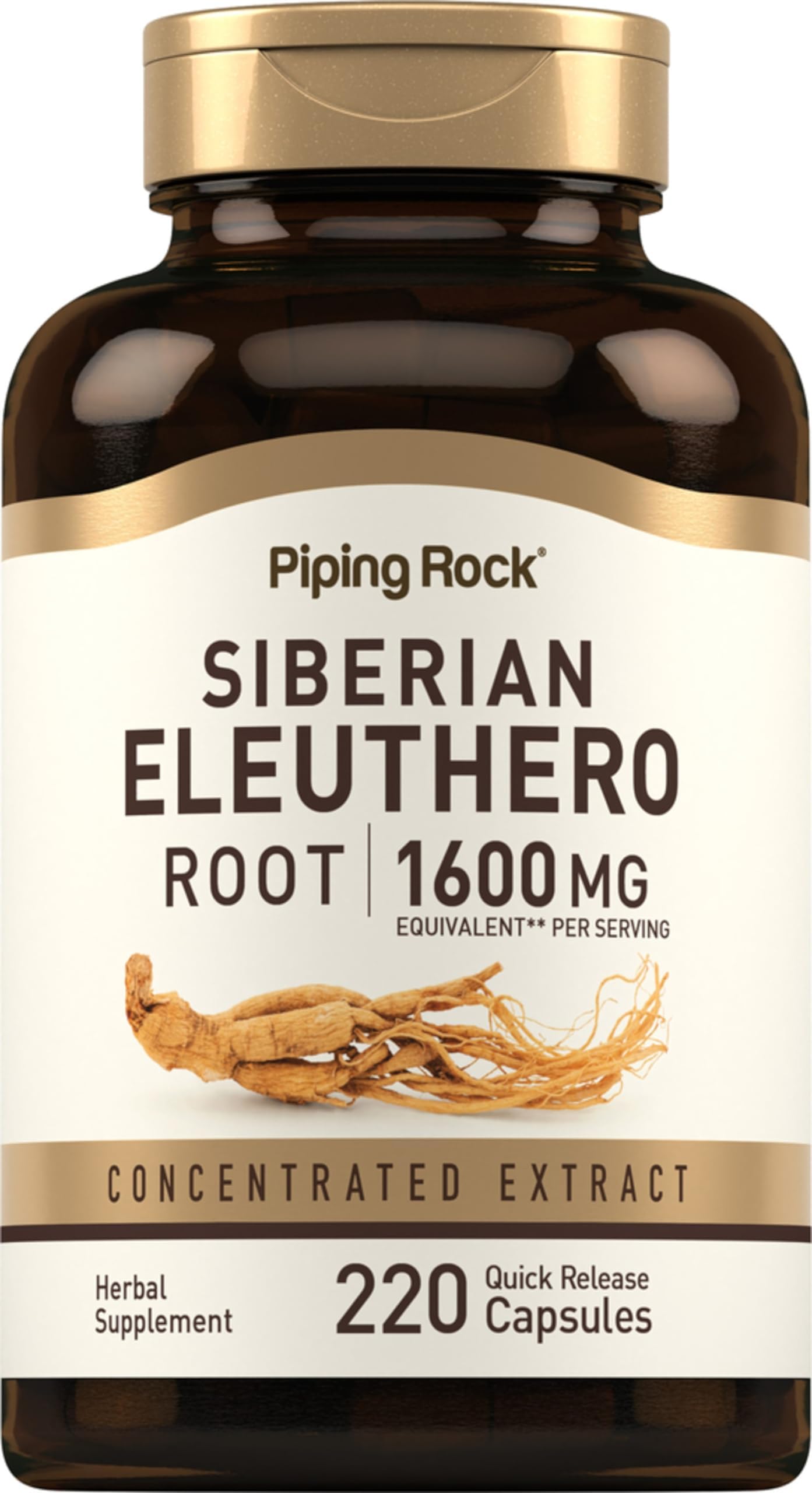 Amazon.com: Piping Rock Siberian Eleuthero Root Capsules 1600mg | 220 ...