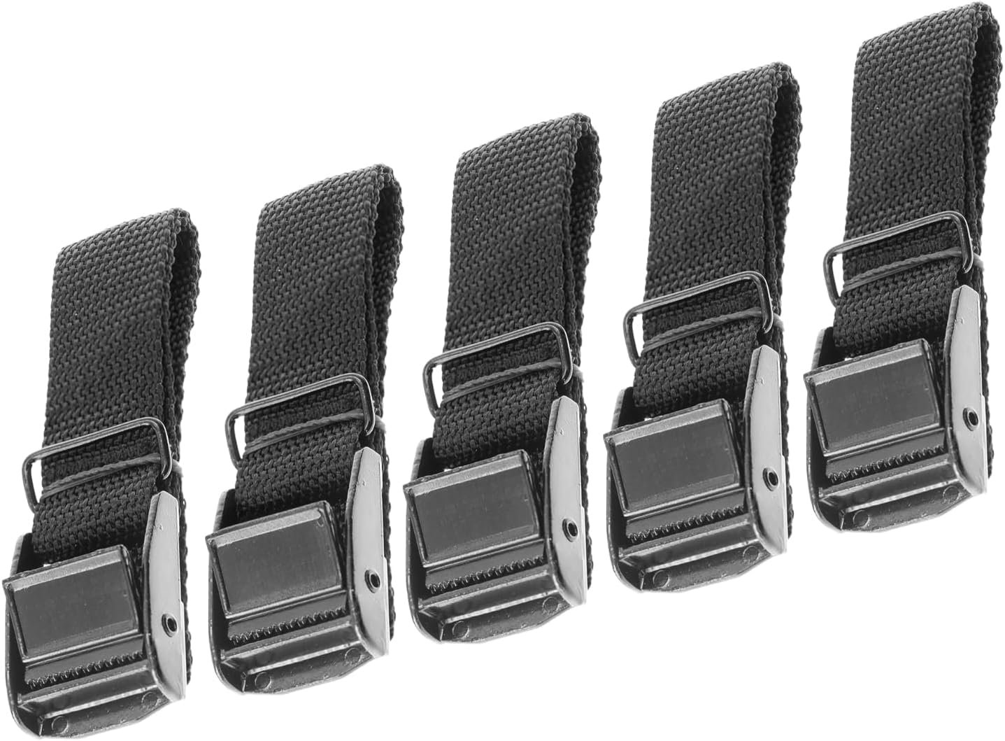 Safeplast Safe-Strip Spanngurte - 100 cm Länge, Set mit 5 Stück | Professionelle Schwarze ...