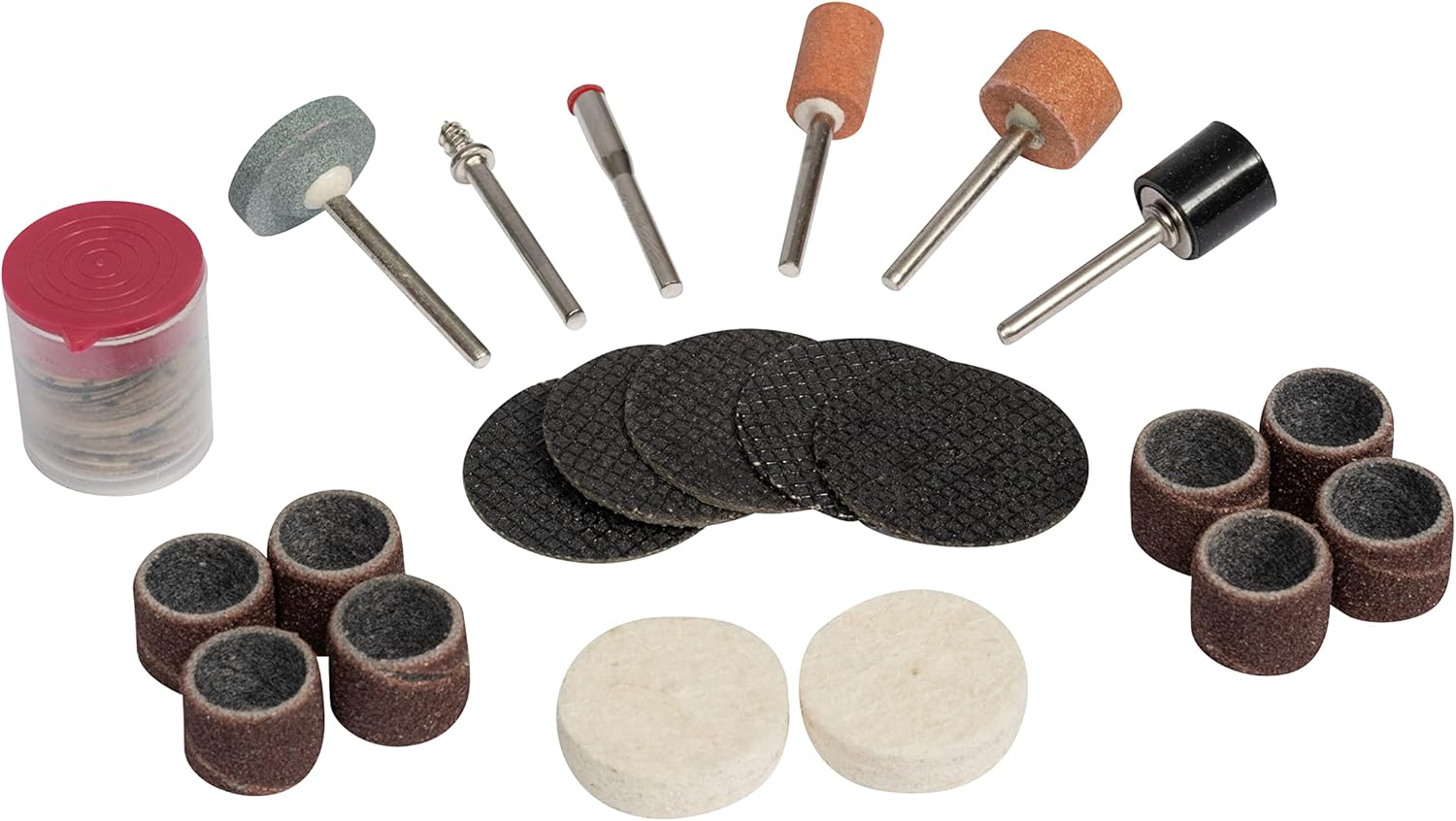 Arrow ROT51-A 51-Piece Rotary Tool Accessory Kit, Includes Cut-Off ...