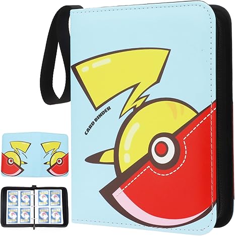 Amazon.com: 4 Pocket Card Binder for 400 Standard Trading Cards ...