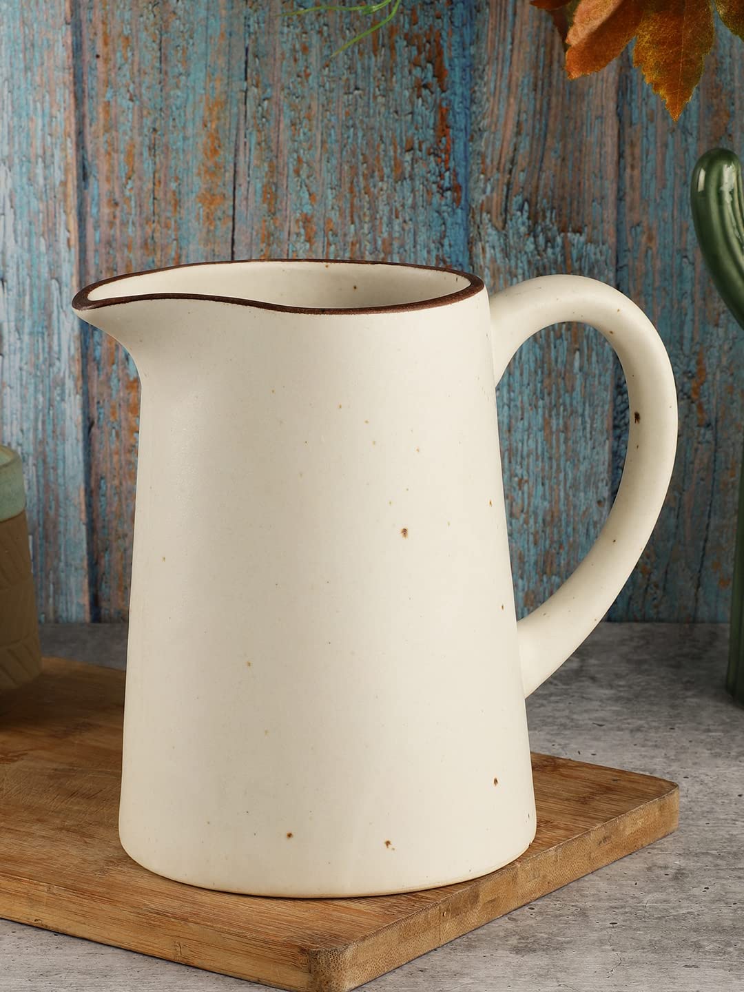 MIAH Decor The Bhumi Collection Ceramic Handmade Stoneware Water Jug ...