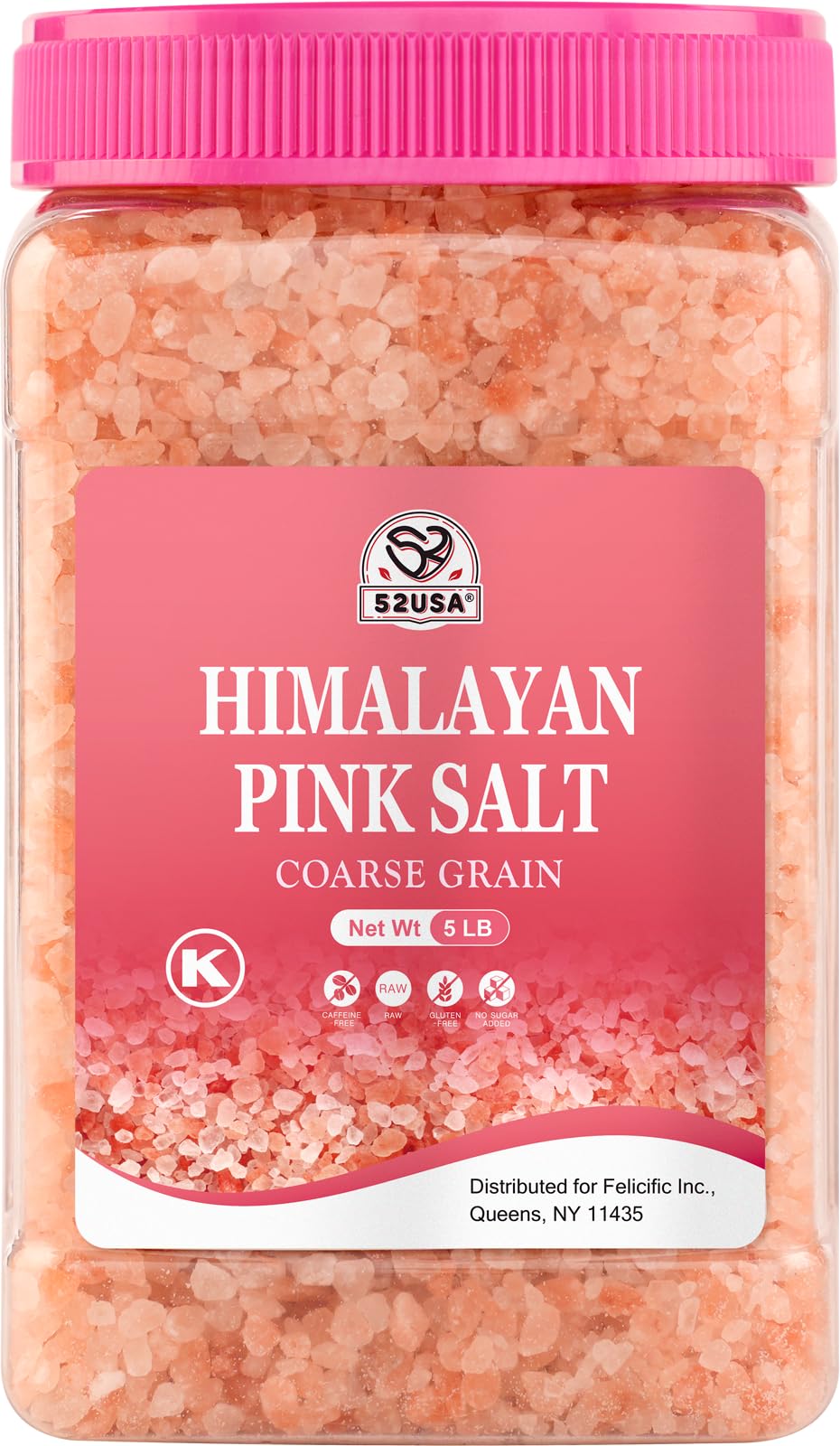Snapklik.com : 52USA Himalayan Pink Salt, Coarse Salt 5 Pound
