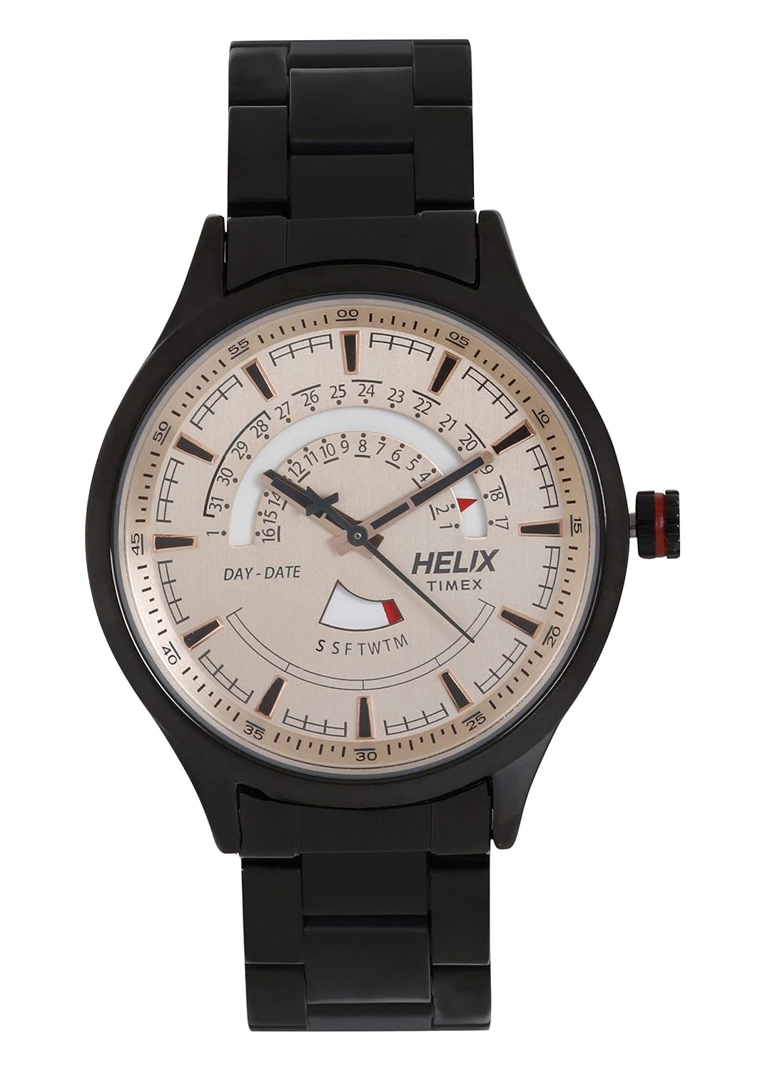 helix Men's Analog Beige Dial Watch (TW003HG20) : Amazon.in: Fashion