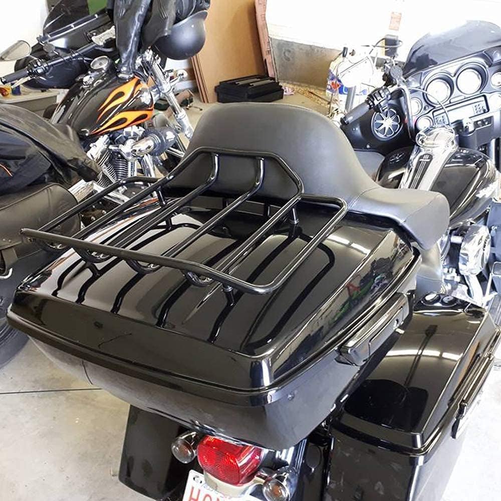 Amazon.com: Harley Tour Pack Rack Black Luggage Rack Air Wing Tour Pack ...