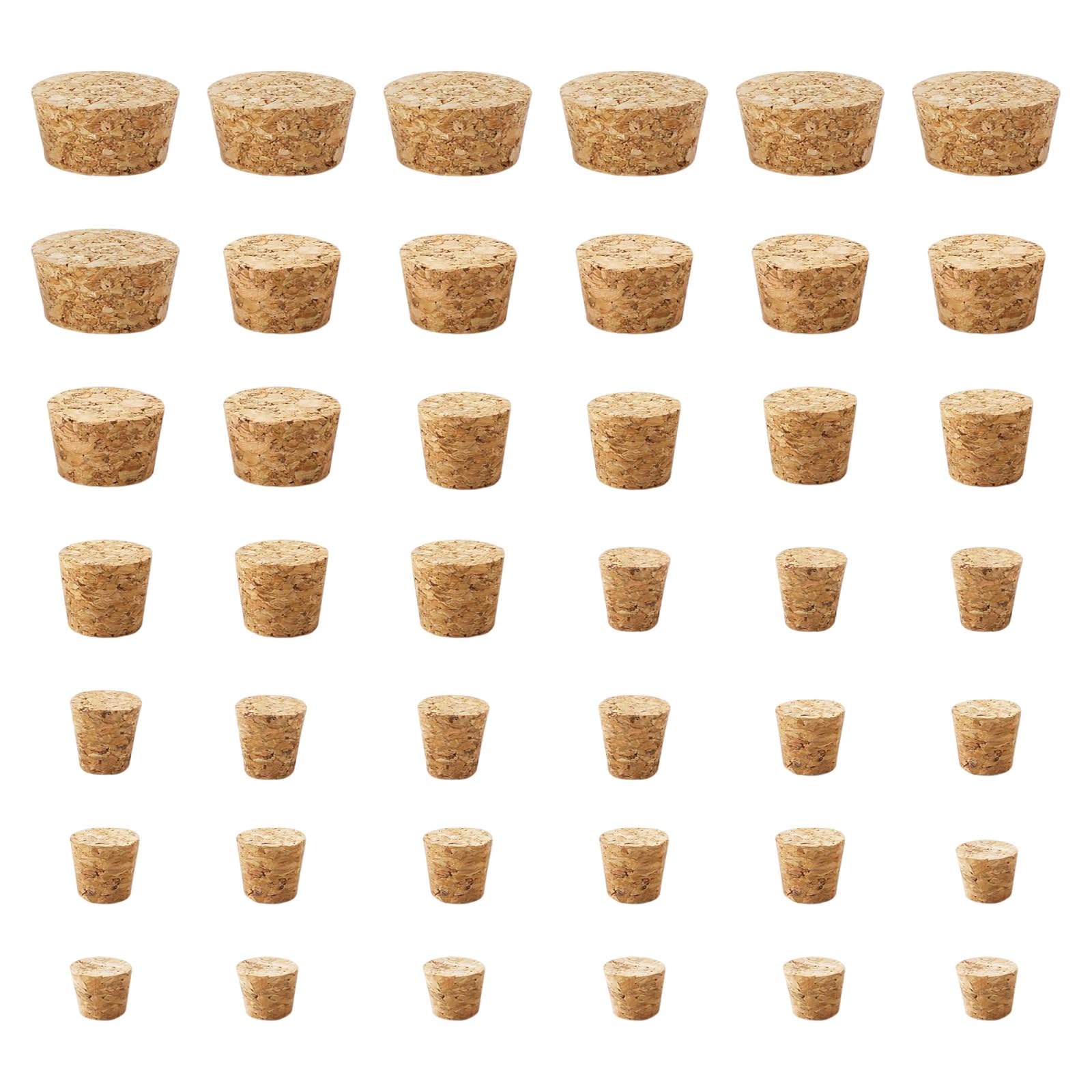 42 Pcs 6 Size Cork Stopper, Bottle Corks, Corks, Cork, Corks Plugs ...