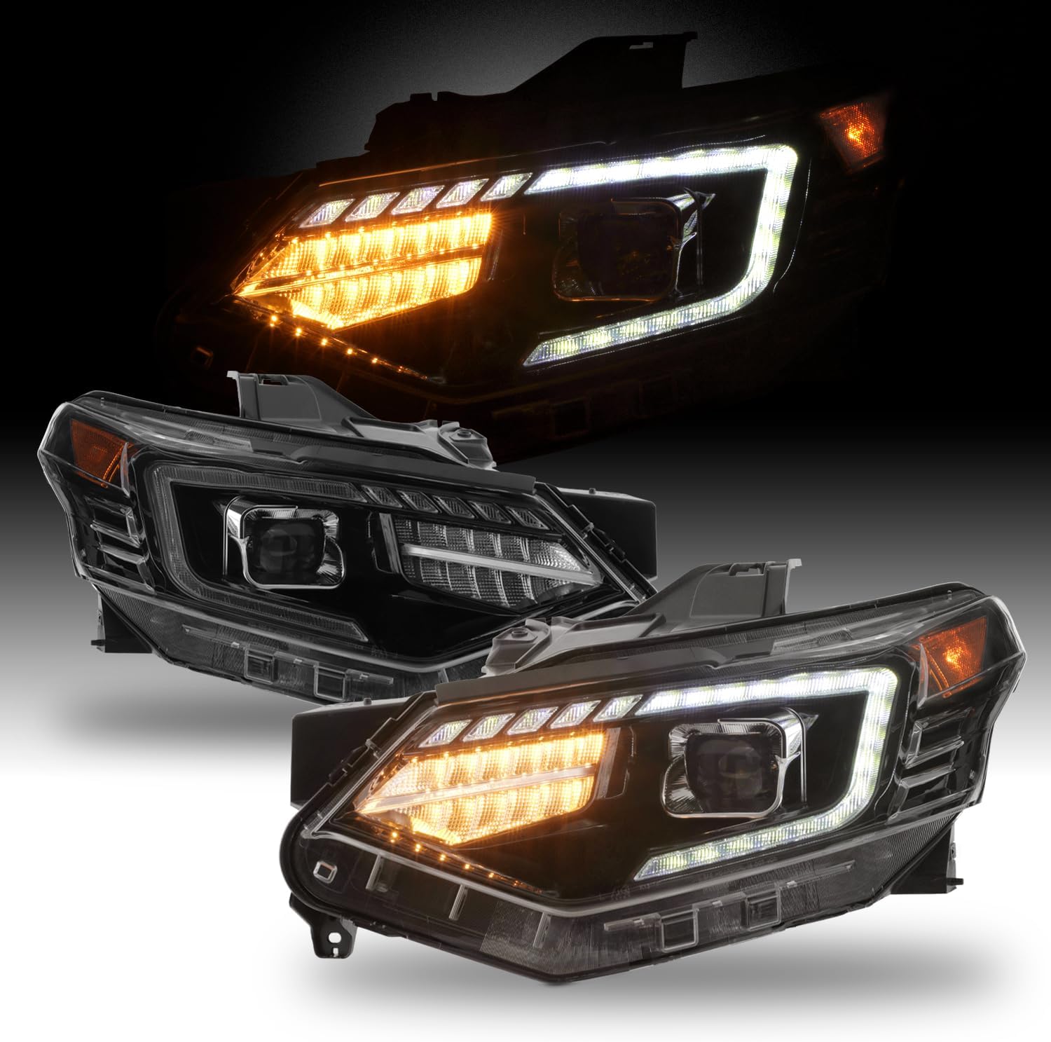 Amazon.com: AKKON - Fits 2018-2021 Chevy Traverse [HID/Xenon Type ...