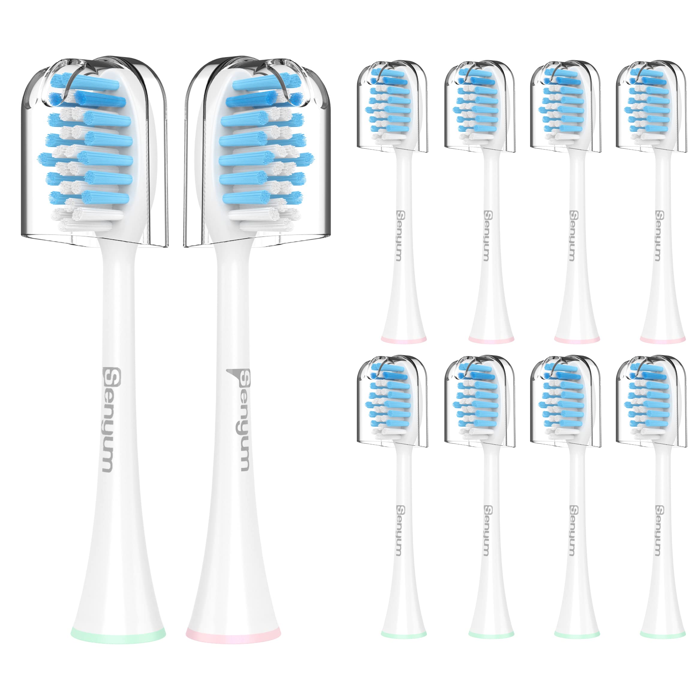 Senyum Toothbrush Replacement Heads, Compatible with Philips Sonicare ...