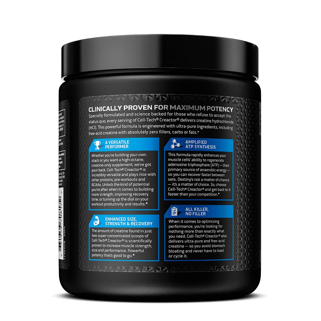 Snapklik.com : MuscleTech Cell-Tech Creactor Creatine HCl PowderPost ...