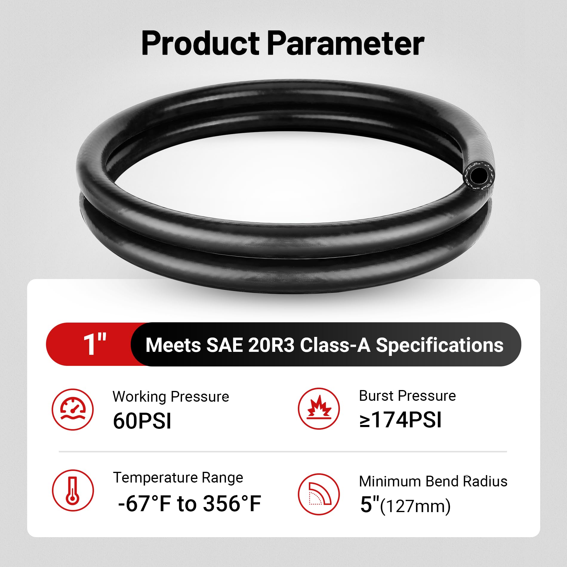 Snapklik.com : 1" Silicone Heater Hose Radiator Coolant Hose Straight ...