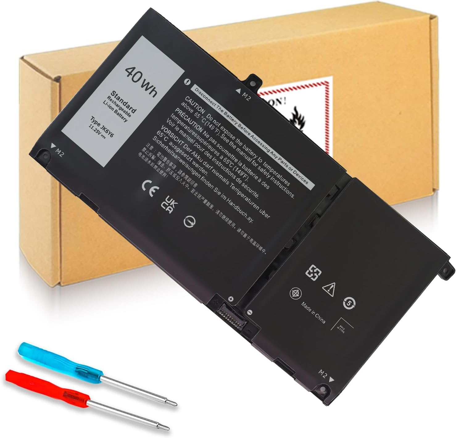 Amazon.com: OUWEE JK6Y6 Laptop Battery Compatible with Dell Latitude ...