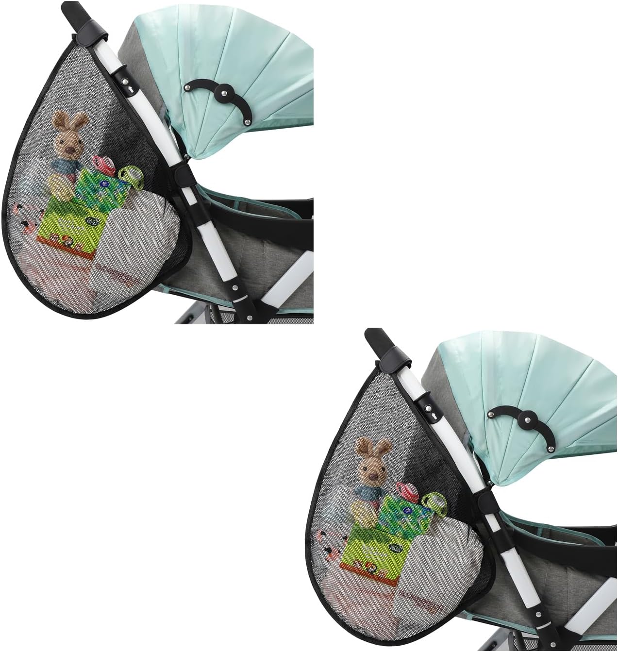 Amazon.com : Accmor 2pcs Universal Stroller Organizer, Side Sling ...