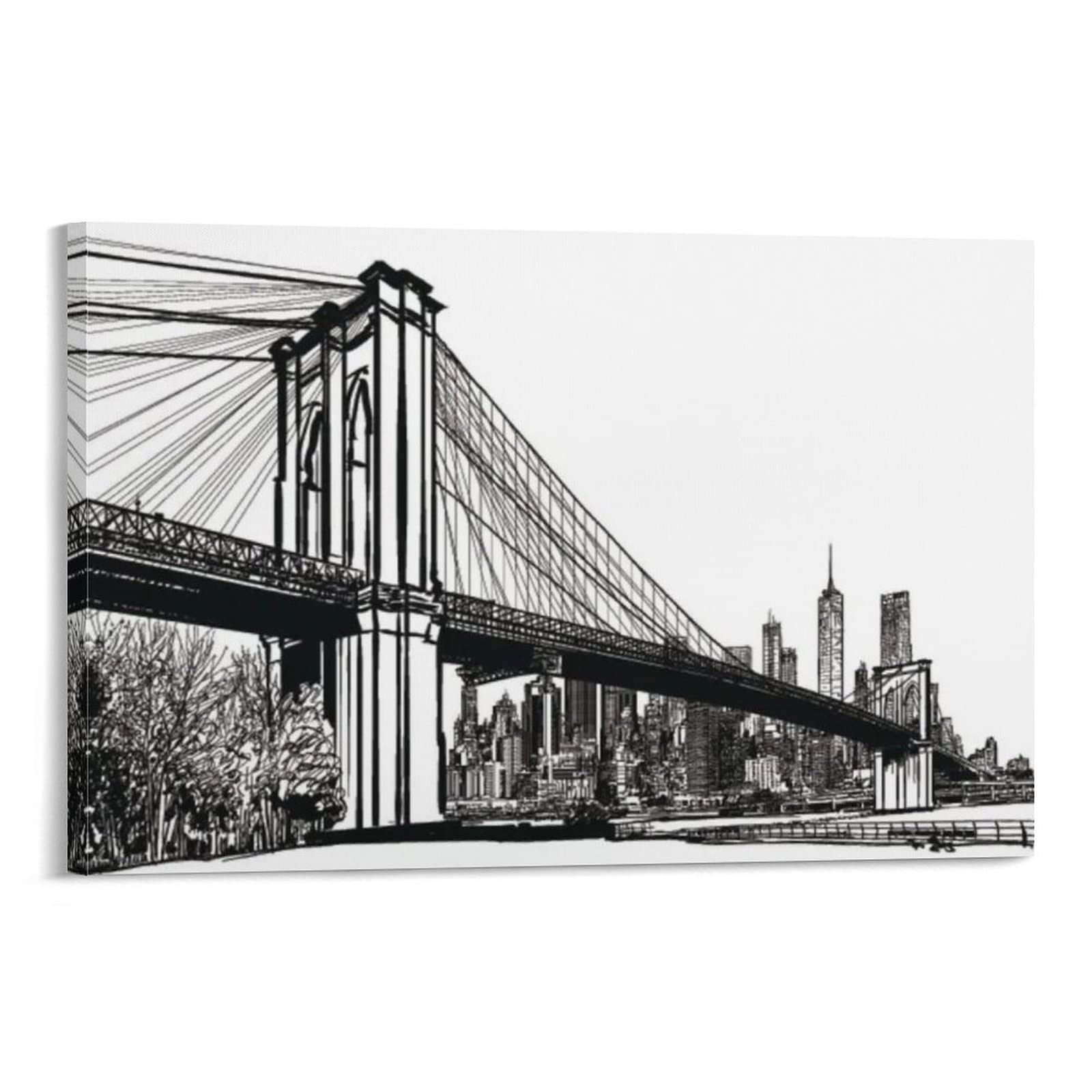 Brooklyn Bridge Drawing