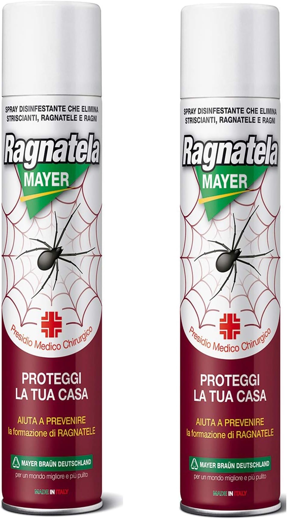Spray Insetticida Ragni 400 mililitri Sany Mayer Ragnatelle Reppellente ...