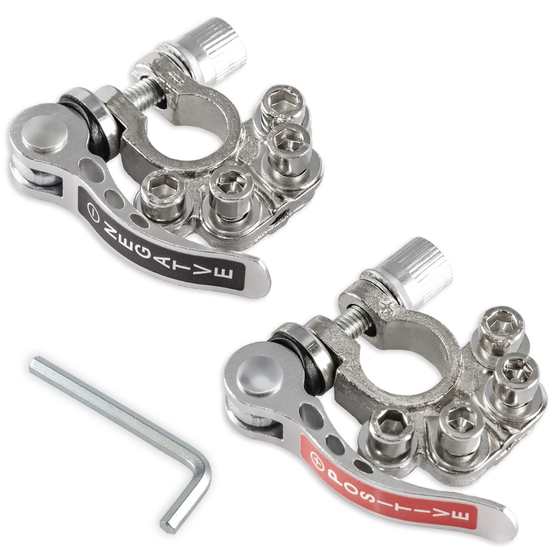 Snapklik.com : SINGARO Car Battery Terminal Connector, 4 Way Positive ...