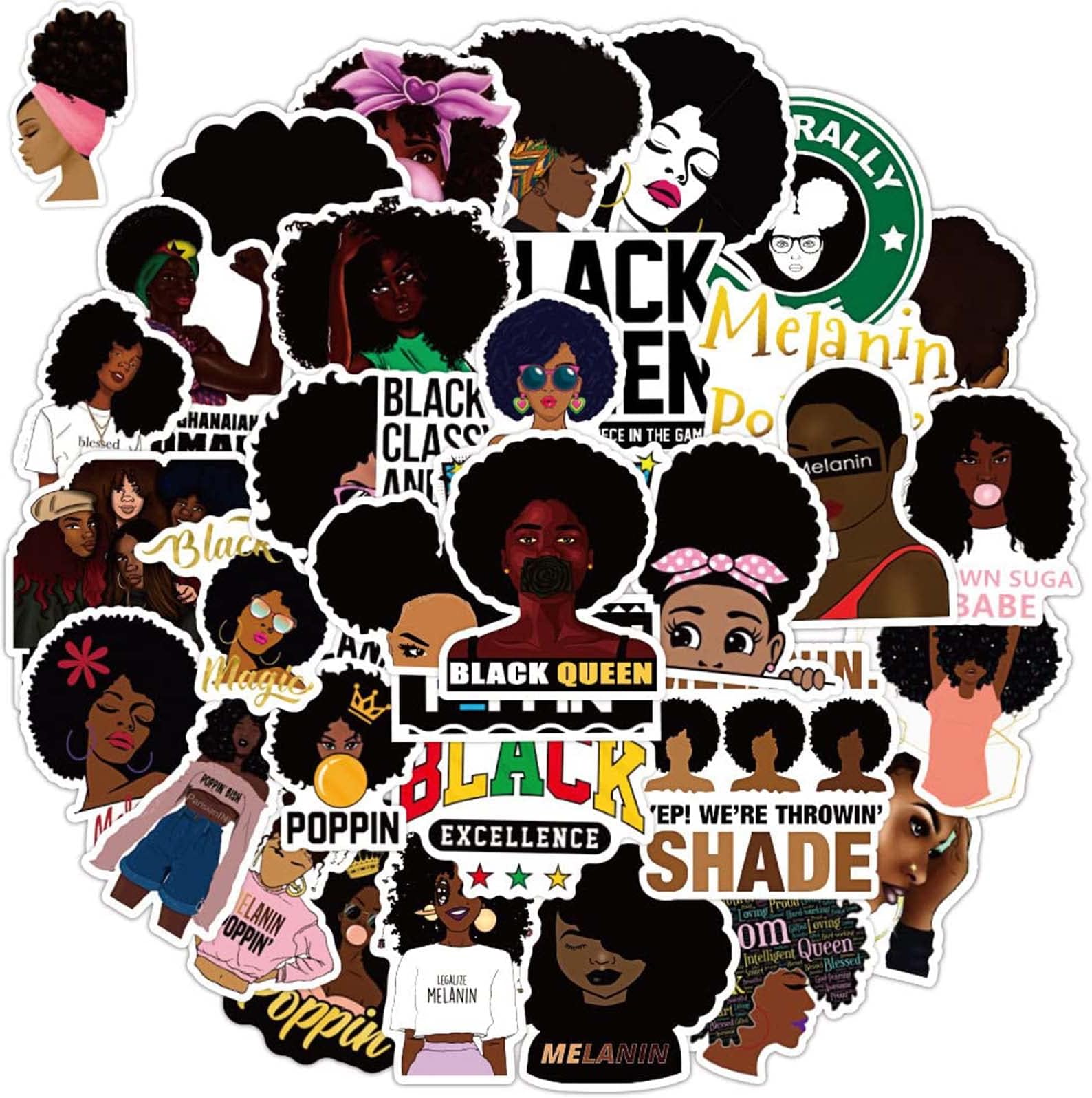 Amazon.com: Civil Rights Stickers[100PCS] Civil Rights for African ...