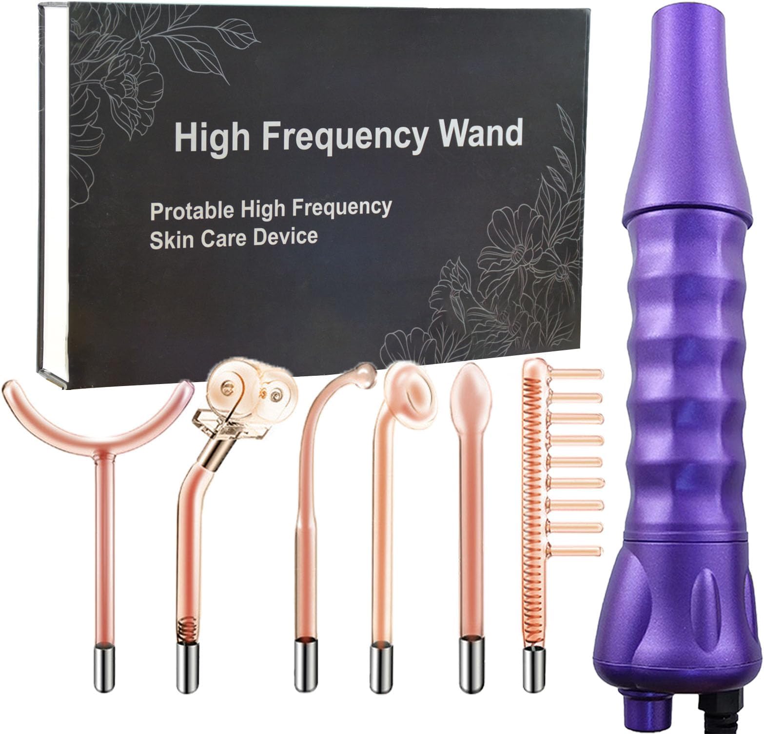 Amazon.com: New Spa Darsonval Plus High Frequency Wand with 10 ...