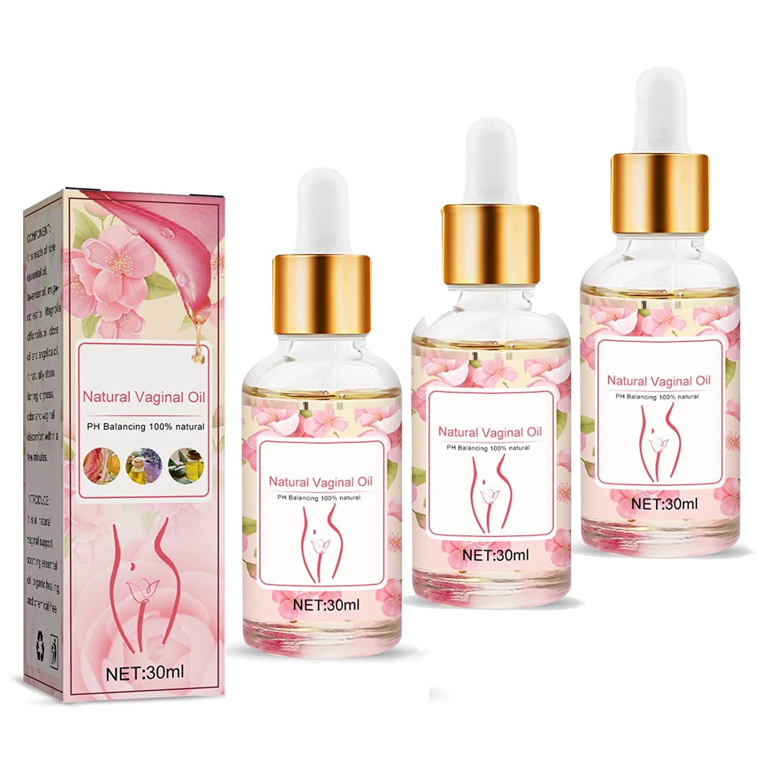 Amazon.com: Hotiary Ph Balance Yoni Oil Eliminates Odor for Women ...