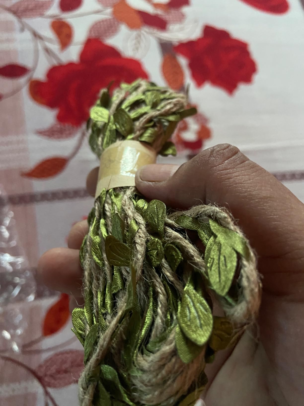 Oligitdi Leaf Rope Natural Hessian Jute Twine Rope Burlap Ribbon DIY ...