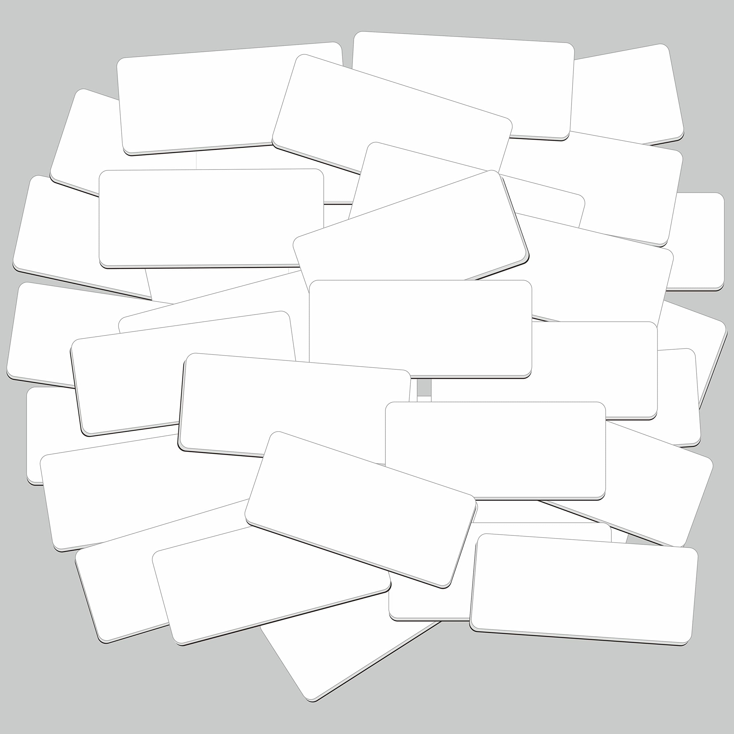 Amazon.com: Magnetic Name Tag Label, 54 PCS Dry Erase Reusable Blank ...