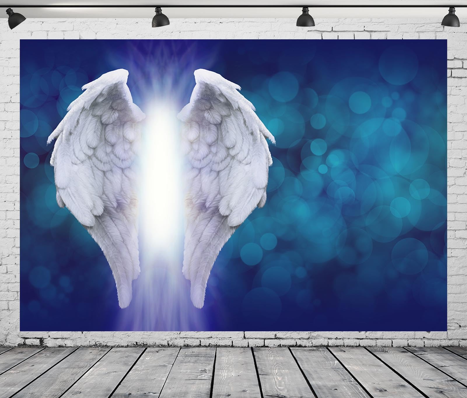 Alas De ángel Blancas Y Azules