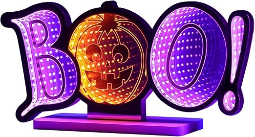 Amazon.com: MEETYAMOR Halloween Decorations Indoor, BOO Pumpkin ...