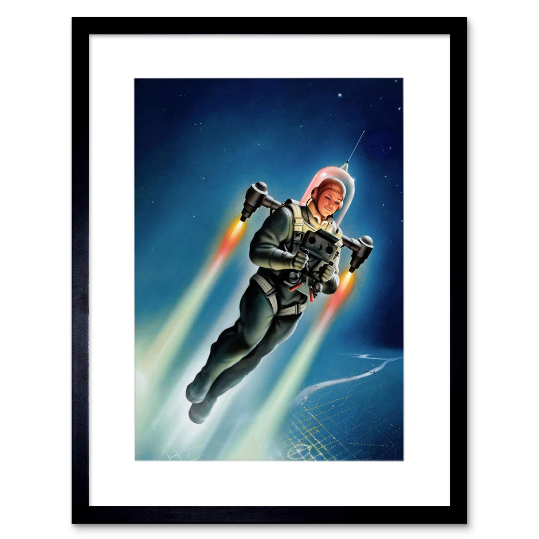 Rocket Pack Illustration 3d Model Retro Rocket Pack