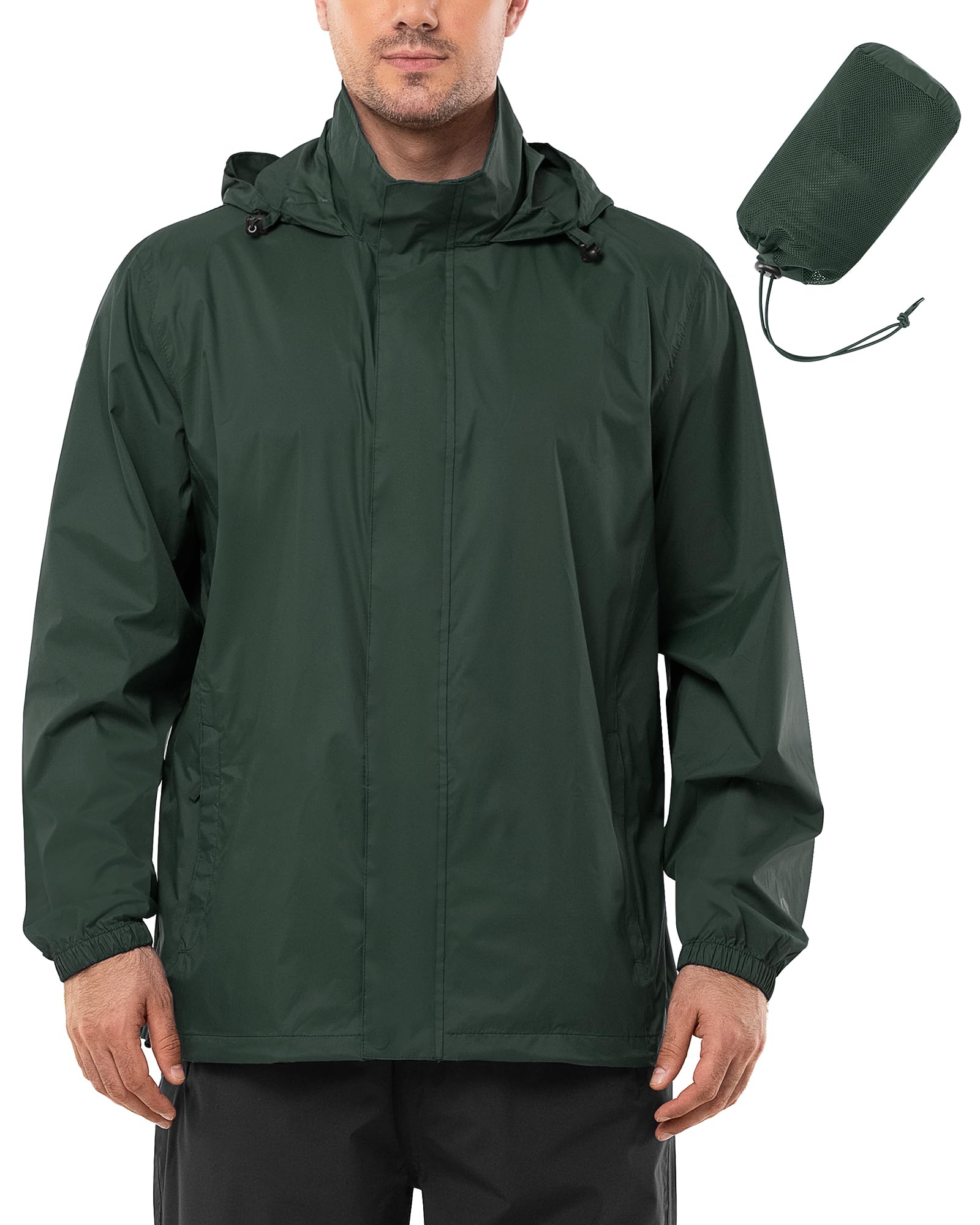 Snapklik.com : Outdoor Ventures Mens Rain Jacket Waterproof Lightweight ...