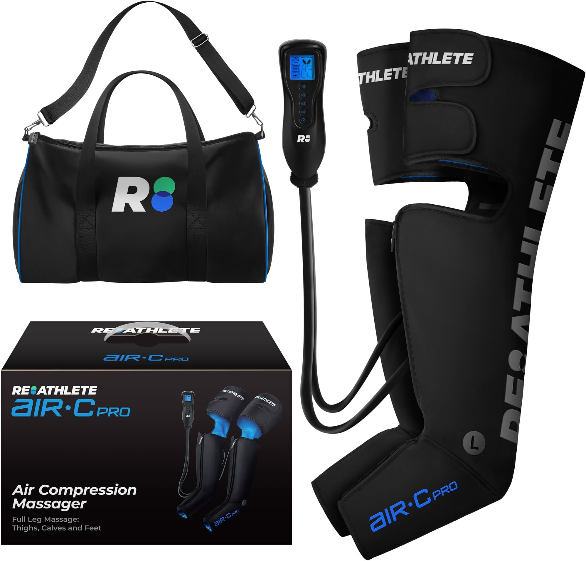 Amazon.com: REATHLETE Leg Massager | Rechargeable & Portable Sequential ...