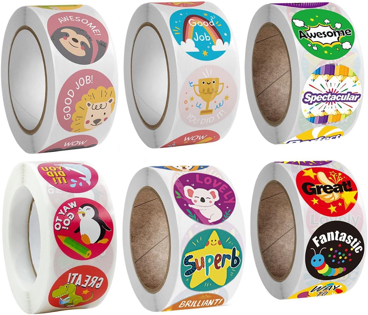 ECVV 3000Pcs Reward Stickers for Teachers Incentive Stickers Supplies ...