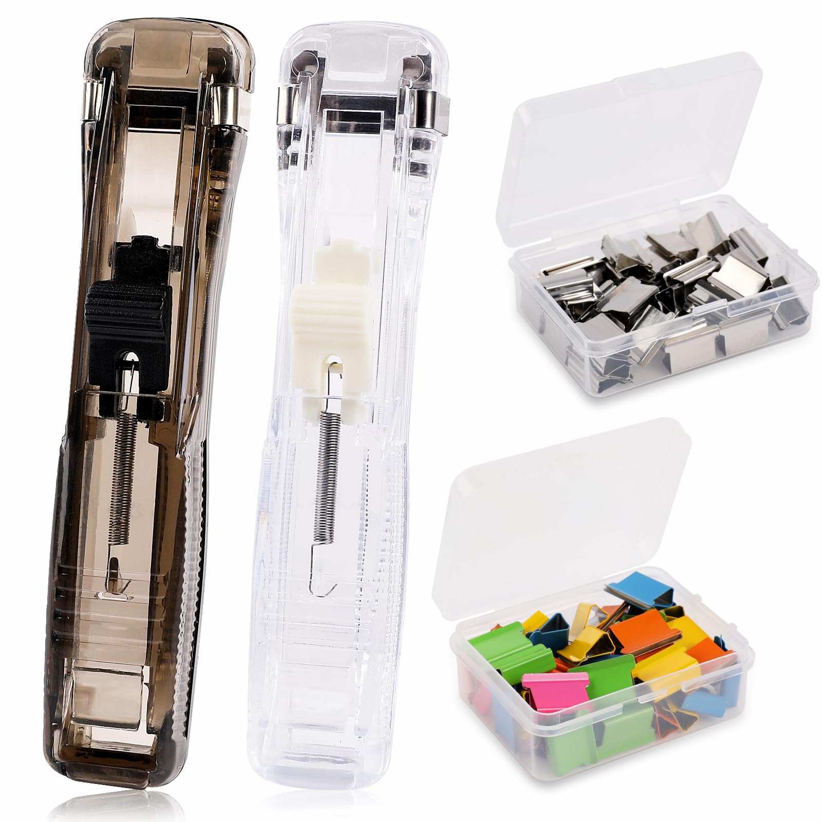 Amazon.com : 2 Pcs Portable Handheld Paper Clam Clip Dispenser Paper ...