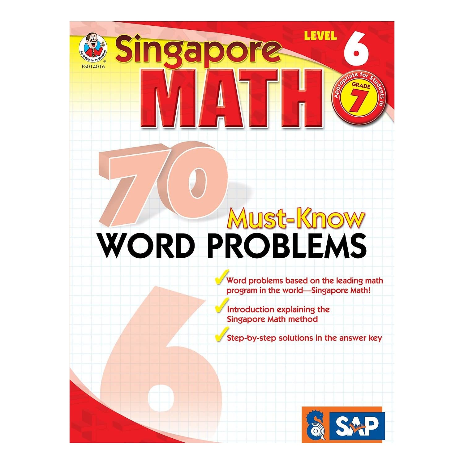 Singapore Math – 70 Must-Know Word Problems Workbook for 7th Grade Math ...