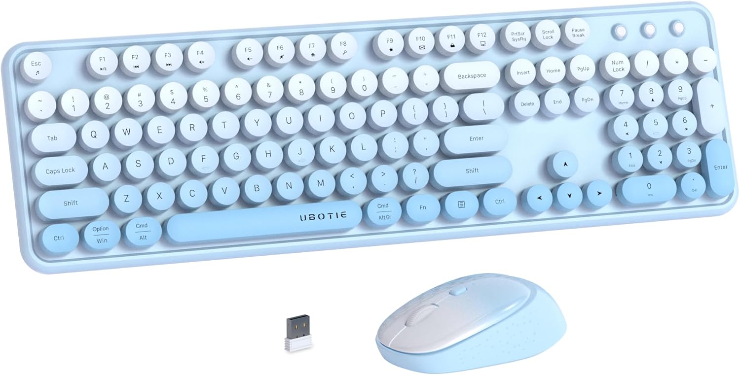 UBOTIE Wireless Keyboard and Mouse Combo User Manual