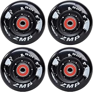 Amazon.co.jp: 4 Pack Inline Skate Wheels 72mm 76mm 80mm 85A Rollerblade ...