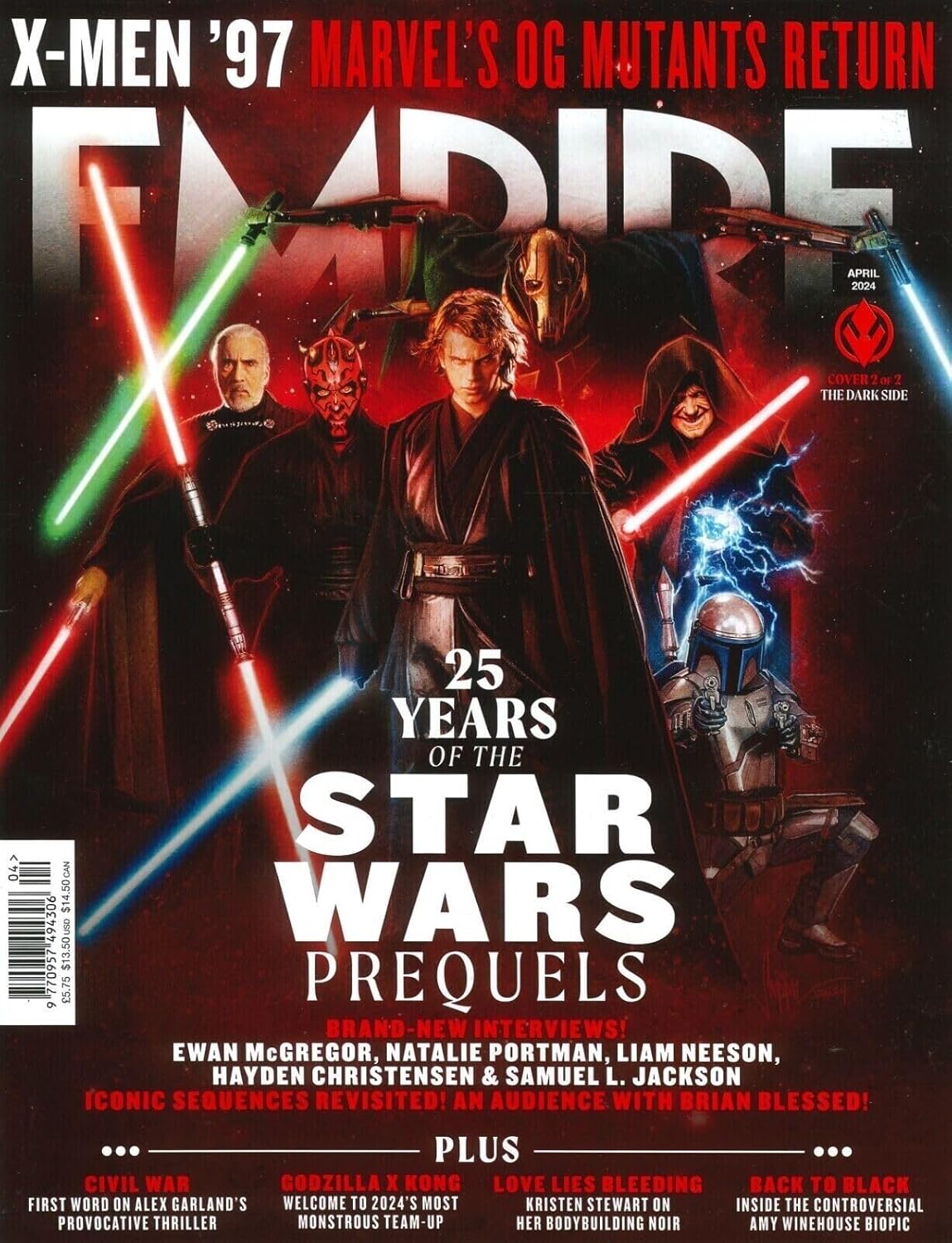 Empire Magazine April 2024: Star Wars Cover Feature 25 Years - Cover #2 ...