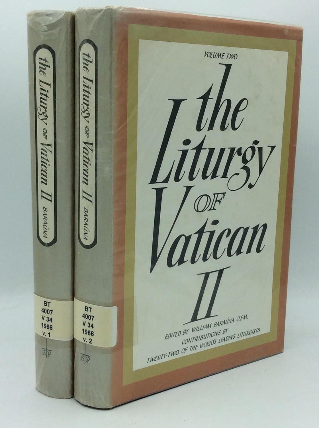 The Liturgy of Vatican II: a Symposium in Two Volumes: Barauna, William ...