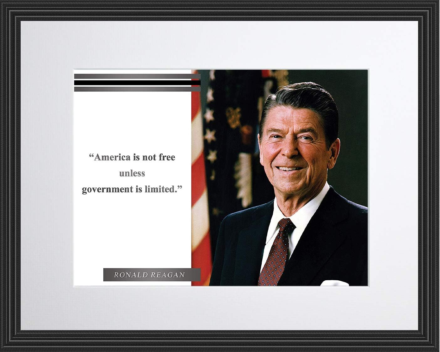 Amazon.com: Ronald Reagan Famous Quote: America is not free unless ...