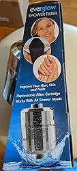 EVERGLOW High-Output Shower Filter, 100% Removes Chlorine, Moisturizes ...