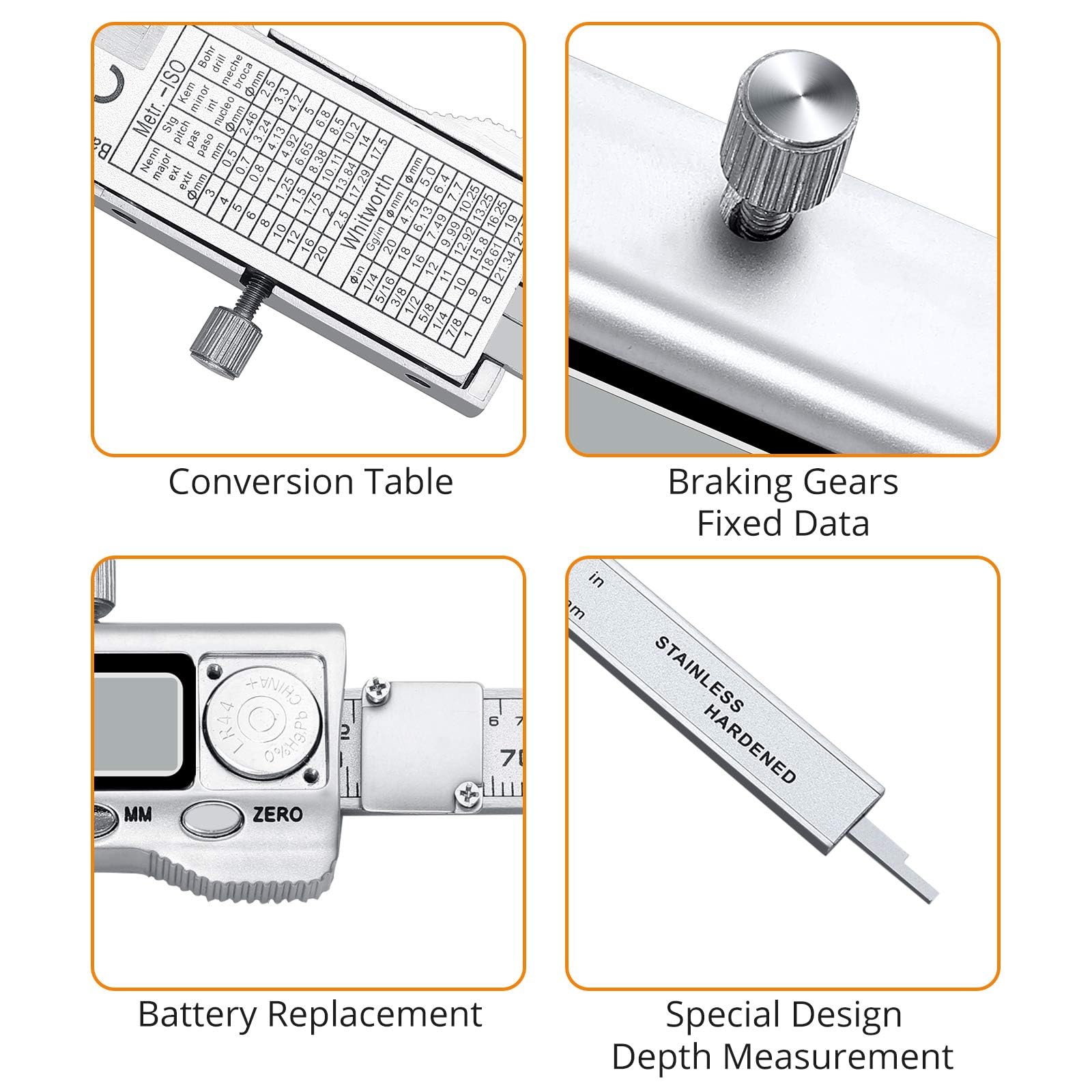 Snapklik.com : Digital Vernier Caliper 100mm/4inch Stainless Steel ...