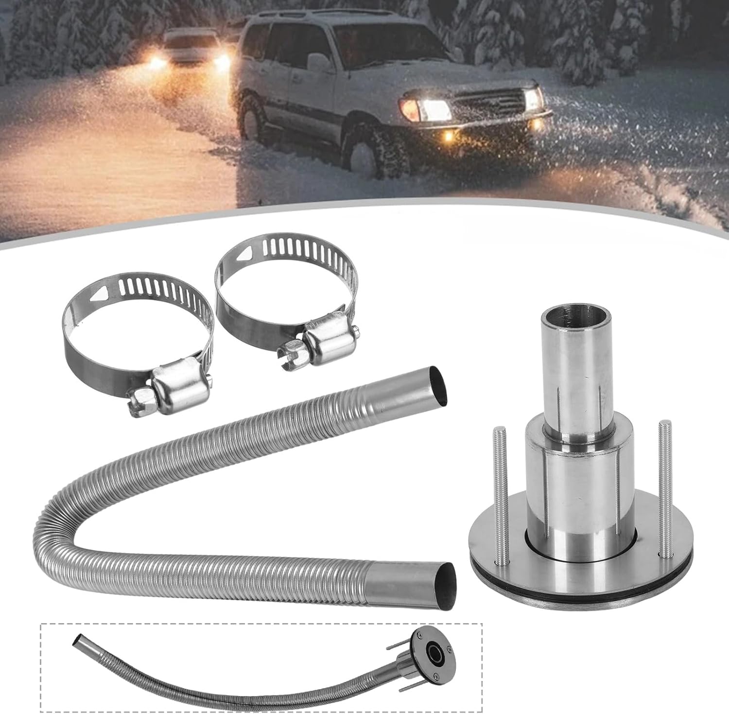 Amazon.com: Stainless Steel 316 thru hull exhaust kit, Thru Hull ...